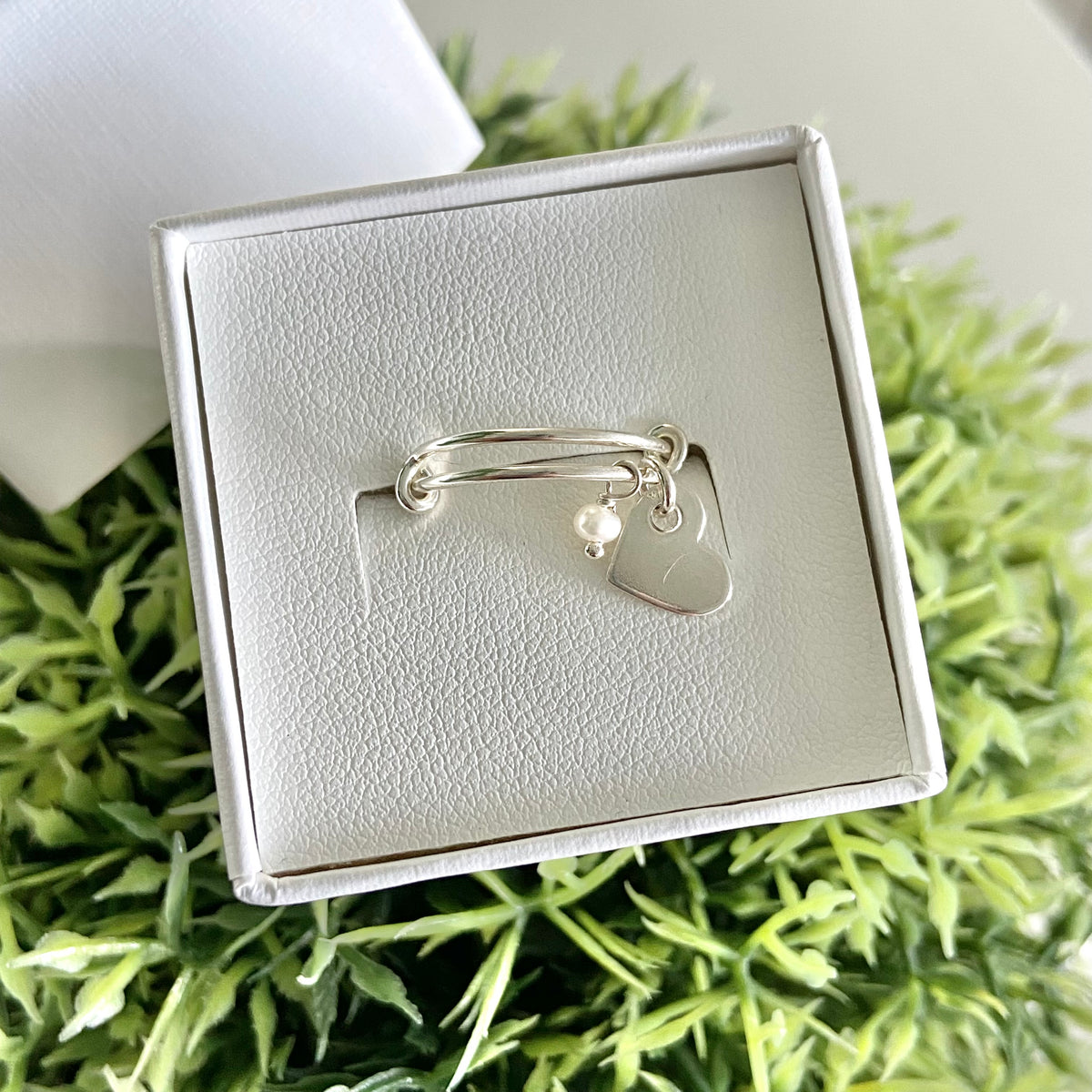 Mi Anillo Corazón Personalizado Perlado – ANA LOPEZ JEWELRY